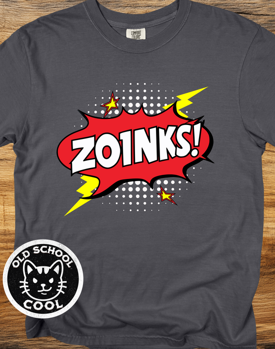 Zoinks! Comic Book Style T-shirt – Old School Cool